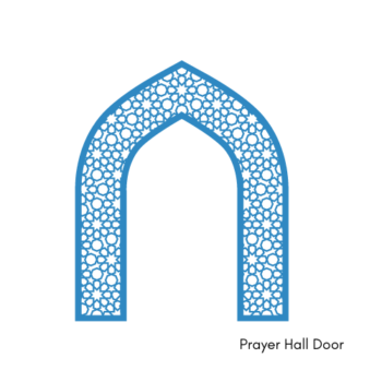 Doors to the Prayer Hall - ISCC Community Center Project